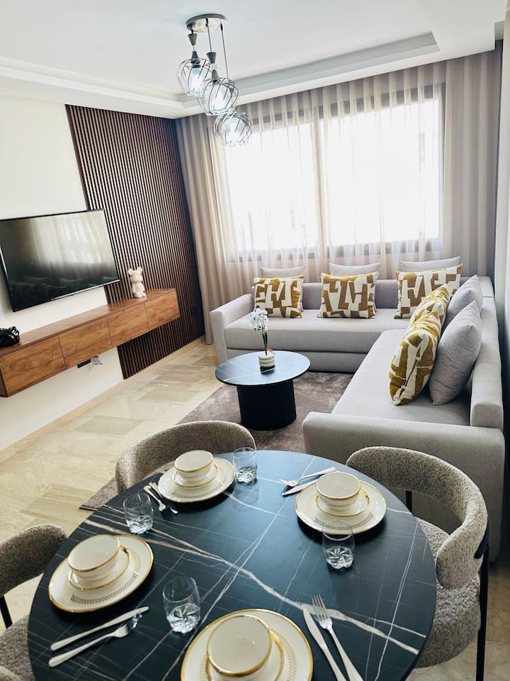 Cozy 1 Bedroom Apt By Beachwalk & City Center - Casablanca