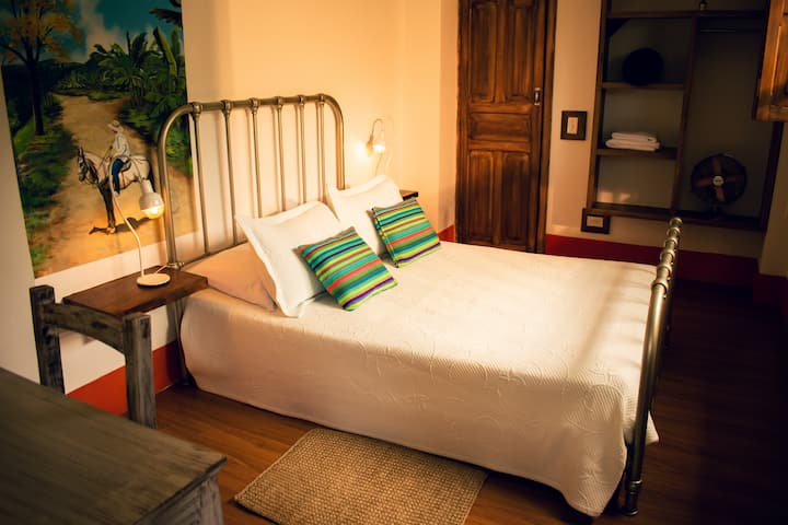 Chambre Double Chez Producteur De Café - Salgar