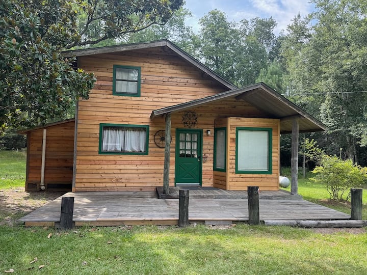 Cabin, Pond, Desoto Nat Forest - Paul B Johnson State Park, Hattiesburg
