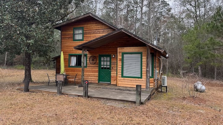 Cabin, Pond, Desoto Nat Forest - Paul B Johnson State Park, Hattiesburg