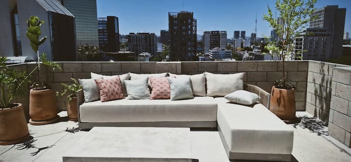 Loft Cómodo Con Ac Y Vista En Excelente Ubicación - Guadalajara