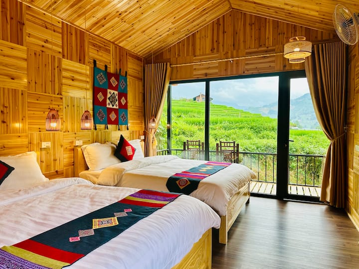 Deluxe Family Bungalow Ricefield View - China