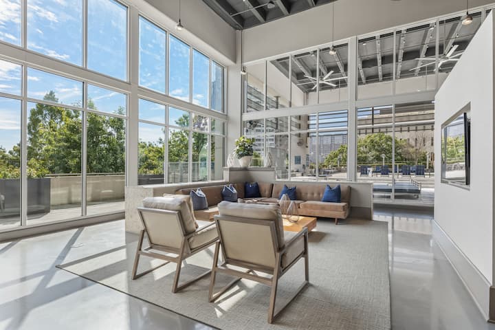 Modern 1br High-rise On 10th Flr | Dt Atlanta View - 애틀랜타