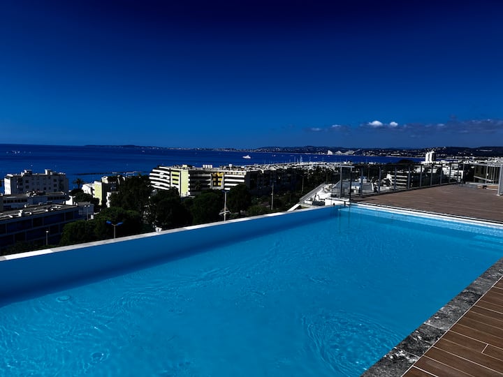 Appt Clim, Piscine, Parking - Saint-Laurent-du-Var