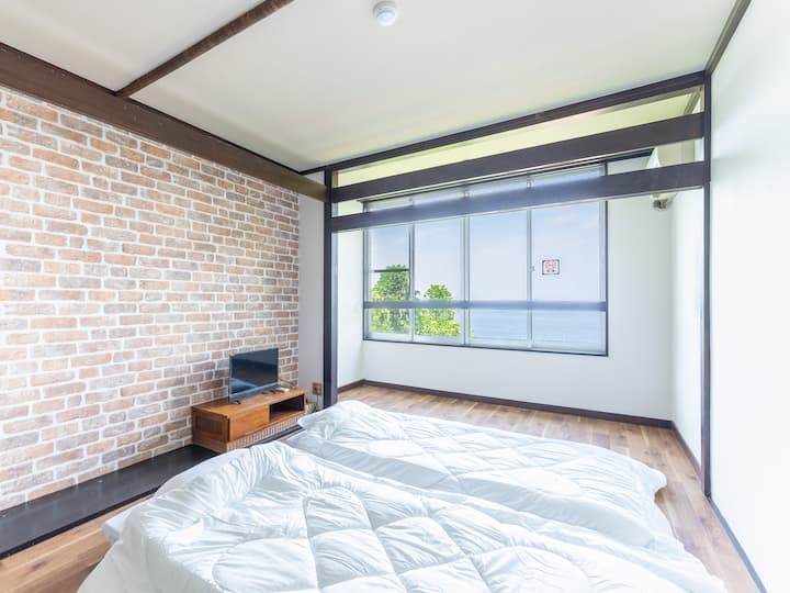 絶景オーシャンビュー・1〜3名部屋・バス共用 - Kawana