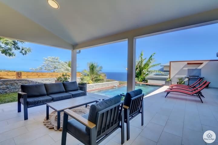 Villa Aïna 4* – Piscine – Vue Mer - St Leu - Saint-Leu