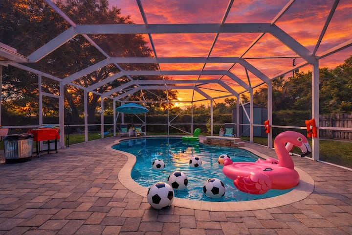 Tropicaloasis|ht Pool|games|firepit|7mi Hr Stadium - Hollywood, FL