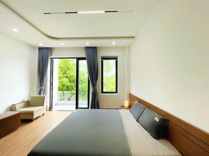 202 | Lonahome - Airy & Quiet Studio, Big Balcony - Da Nang