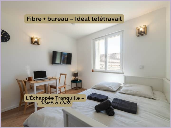 Studio Lumineux Avec Bureau & Fibre–proche Centre - Vinon-sur-Verdon