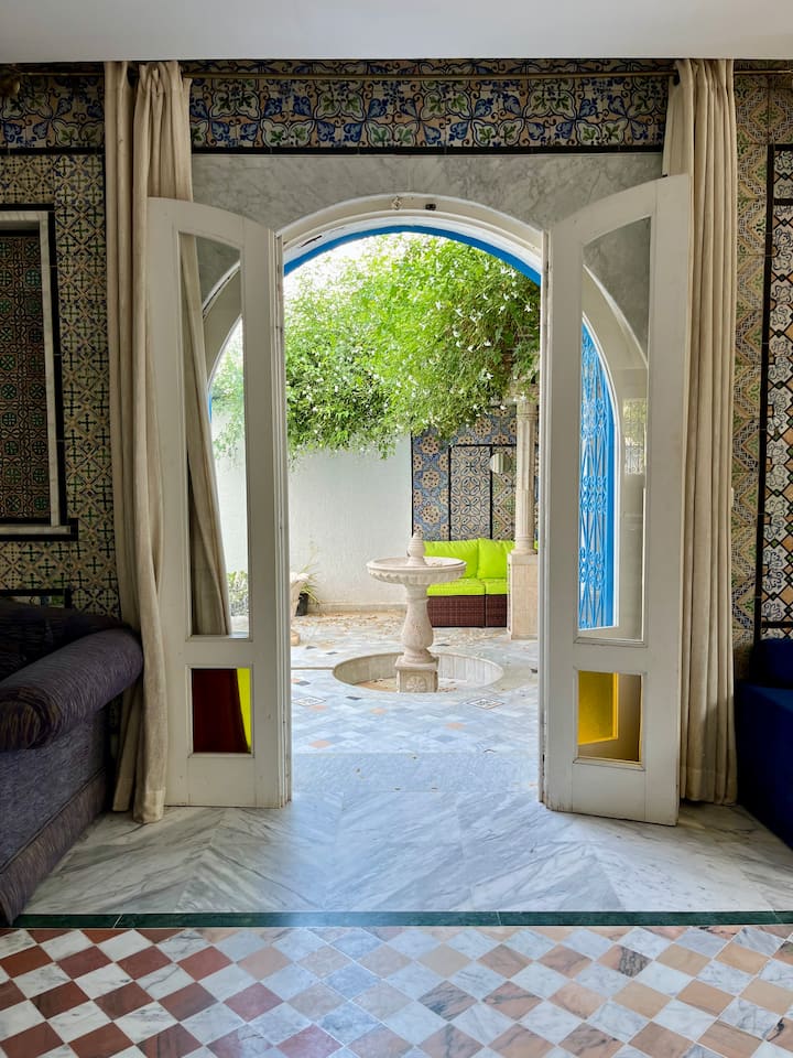 Havre De Paix à La Marsa – Jardin & Piscine Privée - Tunísia