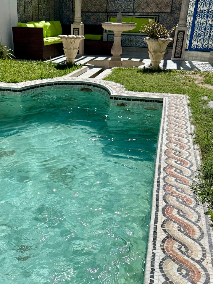 Dar ÉMeraude – Charme & Piscine Privée à La Marsa - Tunisie