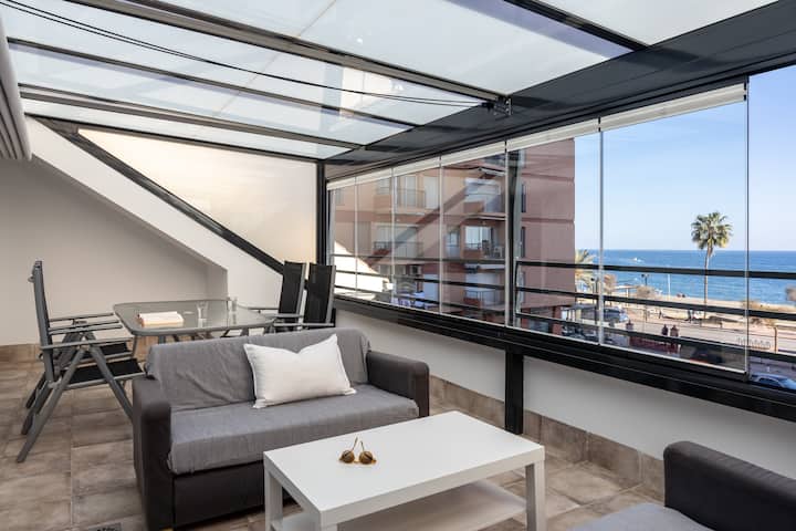ÁTico Con Gran Terraza Y Fantásticas Vistas Al Mar - Fuengirola