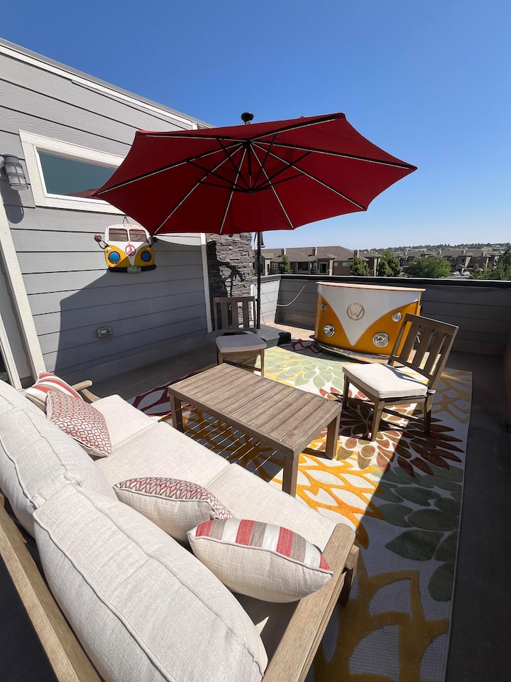 2 Bdrm/4 Bath House Rooftop Deck - Parker, CO