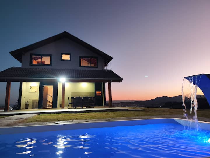 Chalé Com Piscina, Spa E Hidro Alto Do Paraíso - Pouso Alegre