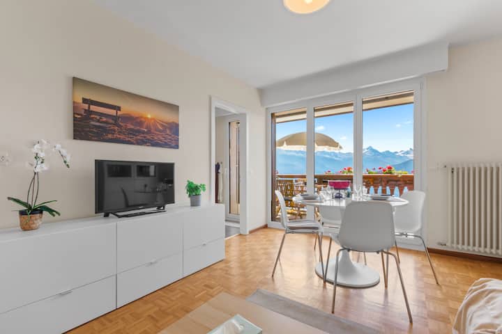 Crans-montana - Studio, 2 Pers - Balcon & Vue - Sierre