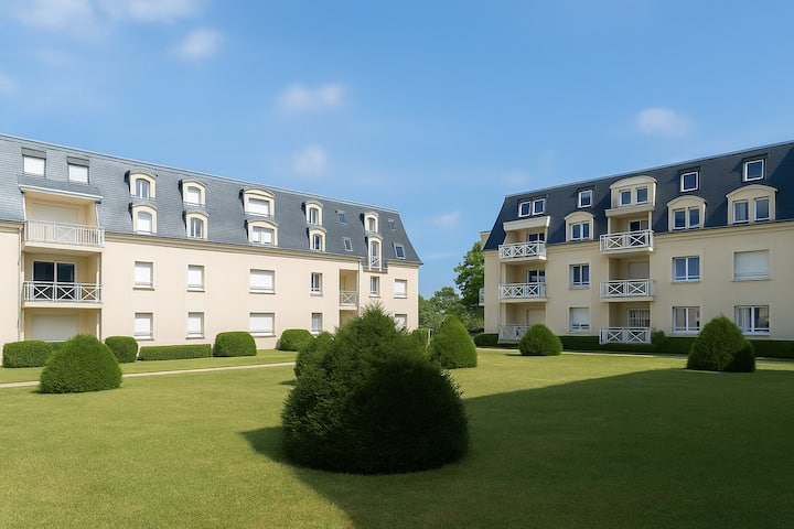 Confort & Plage à 10 Min – Résidence Avec Tennis - Langrune-sur-Mer