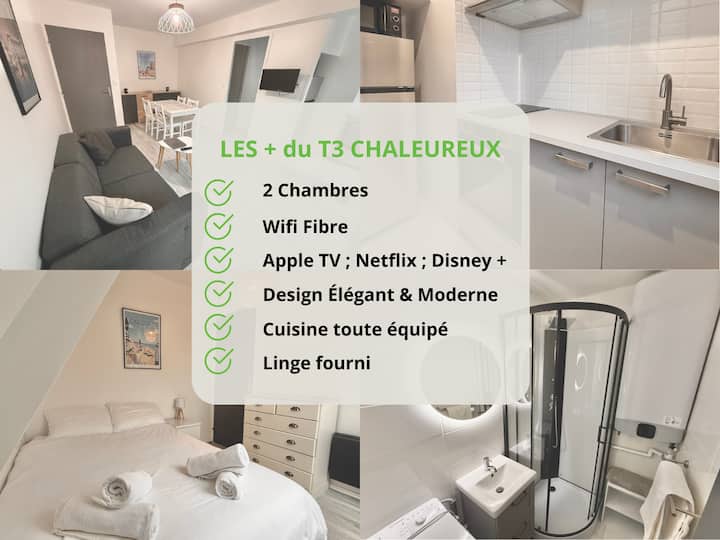 Cozy 2 Chambres Tout éQuipé | 10m De Deauville - Villers-sur-Mer
