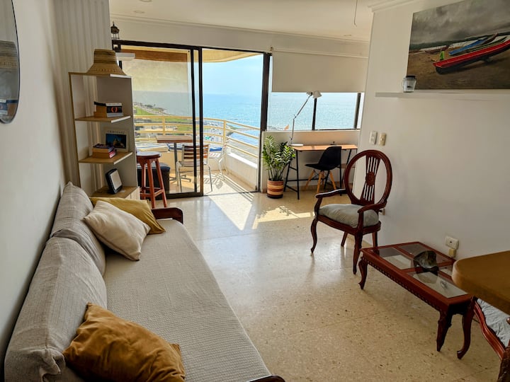 Cosy, Central Flat By The Sea With Amazing View - Cartagena, Colombia