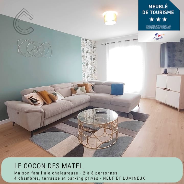 Le Cocon Des Matel 3* - Familiale -Linge Inclus - Talmont-Saint-Hilaire