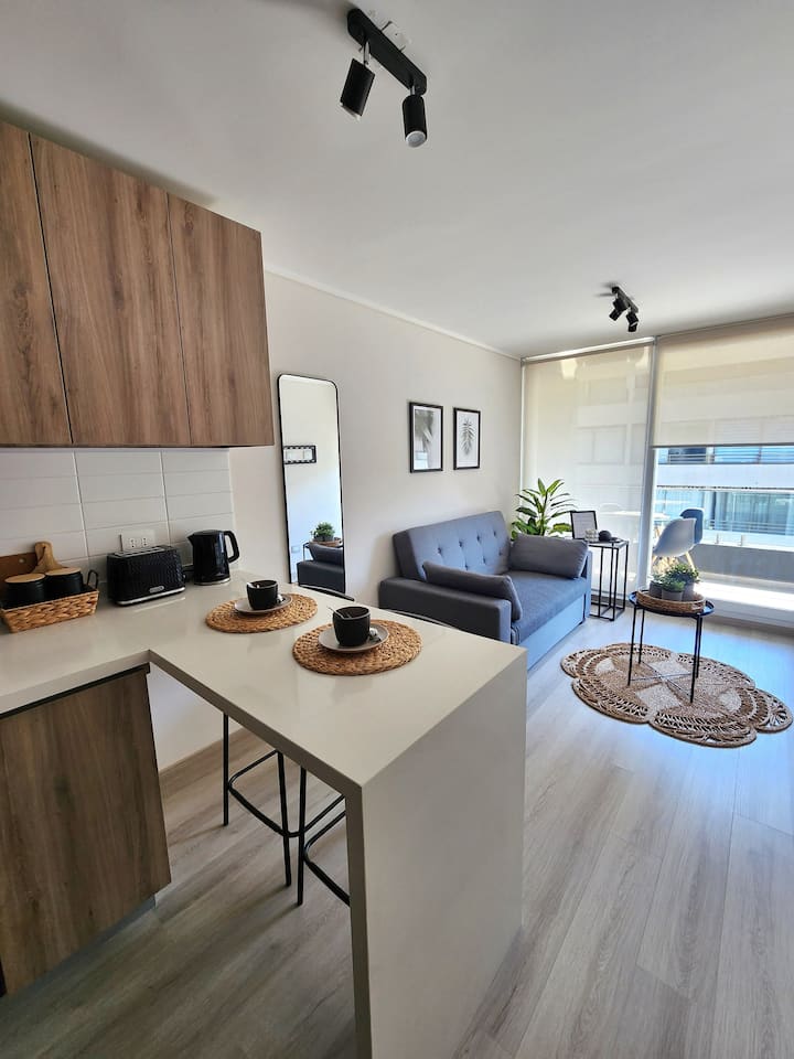 Moderno 1d Con Estacionamiento En Las Condes - Vitacura