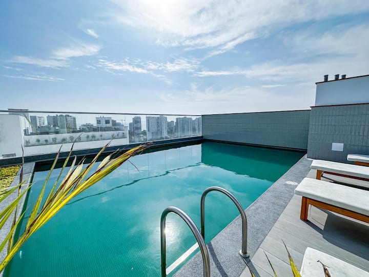 Amazing Apart Barranco Pool Gym Cowork 1512 - Lima