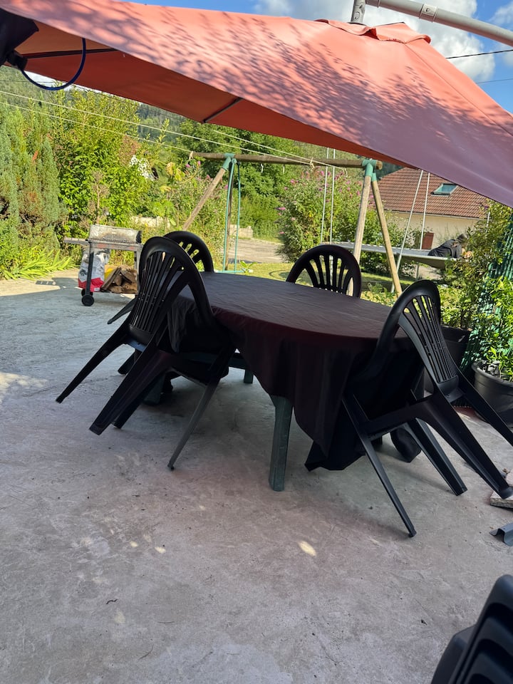 Grand Jardin à Louer - Lac de Vouglans