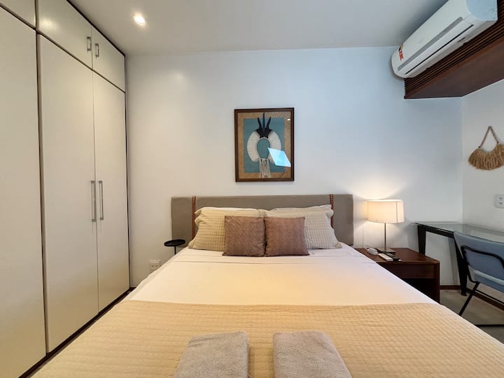 Flat Arpoador: Balcony, Parking, Pool, Gym & Sauna - Ipanema