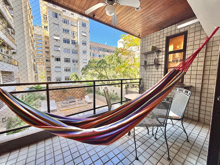 Flat Arpoador: Balcony, Parking, Pool, Gym & Sauna - Ipanema