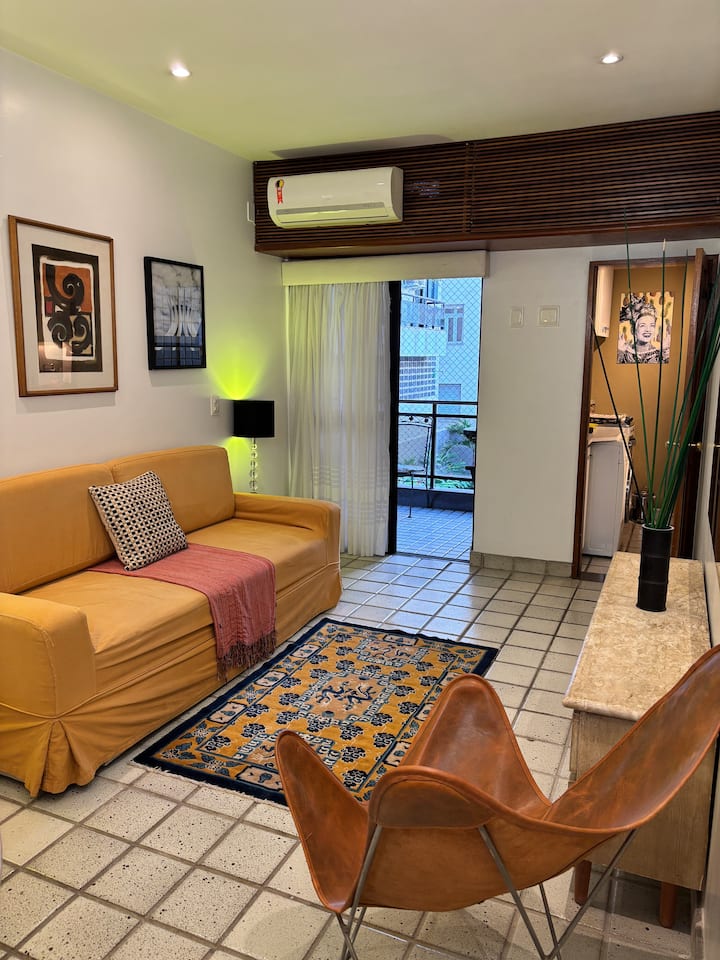 Flat Arpoador: Balcony, Parking, Pool, Gym & Sauna - Ipanema