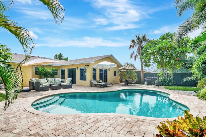*Palm Jungle Haus* 4br+pool Oasis! - West Palm Beach, FL