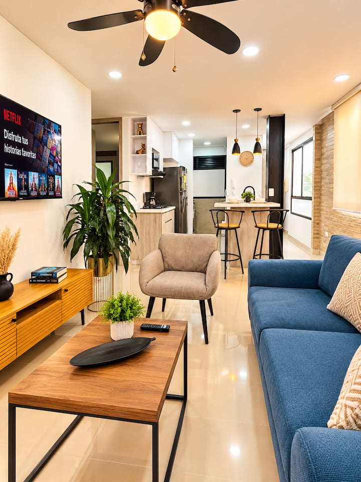301-2 Rooms, Hot Water, Wi-fi, Air Conditioning, Parking - Cali