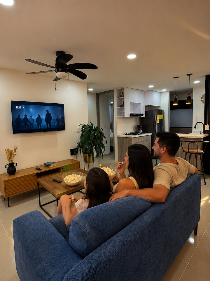301-2 Rooms, Hot Water, Wi-fi, Air Conditioning, Parking - Cali
