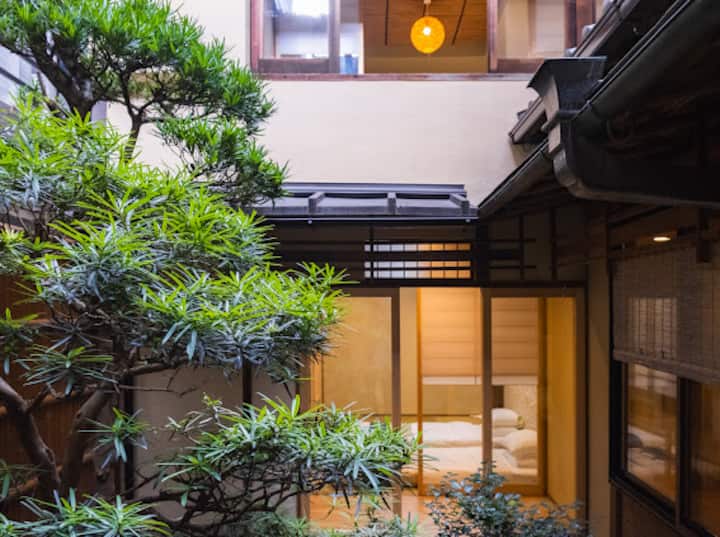 【長安宿·大宫】築百年の大型豪华京町屋·8室·茶室·日式風呂 - Kyōto