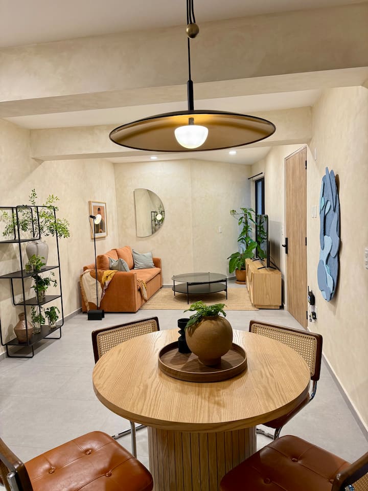 Cozy Apartament With Private Patio At Roma Norte - Mexico