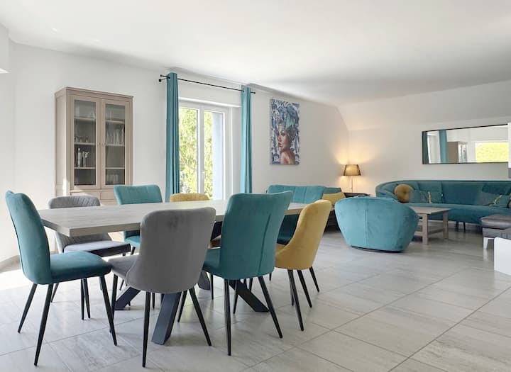 Vogelgarten : Villa (10 Pers) Cheminée & Piscine - 裡屈埃維