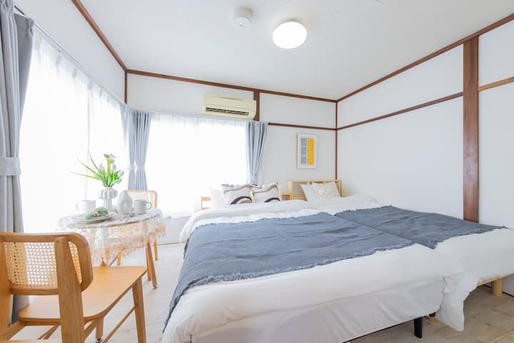 Tokyo/ikebukuro Sta 13m Walk/3ppl/d&s Bed/wi-fi - Ikebukuro