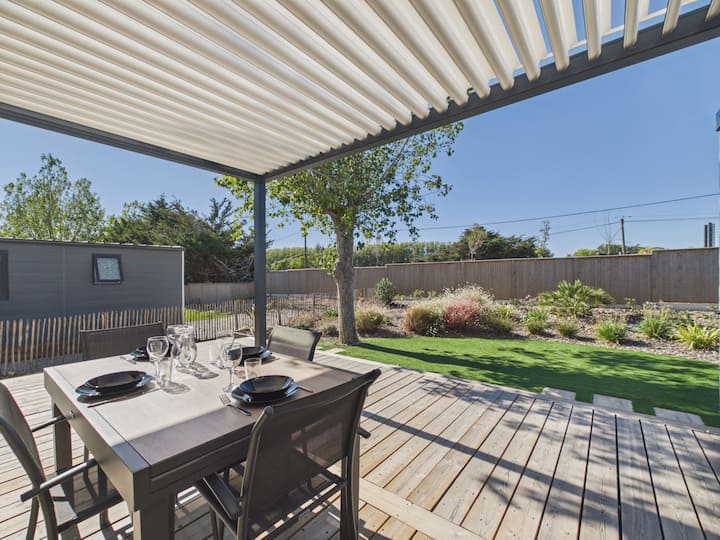 Chalet 6 Pers Avec Piscine Proche Plage - Givrand