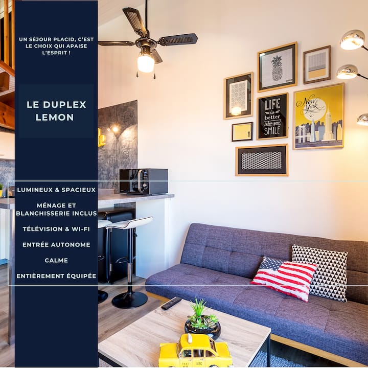 Le Duplex Lemon – Séjour Acidulé Proche Centre - Mont-de-Marsan