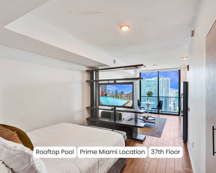 Lux Miami Studio City & Bay Views At The Elser - Miami, FL