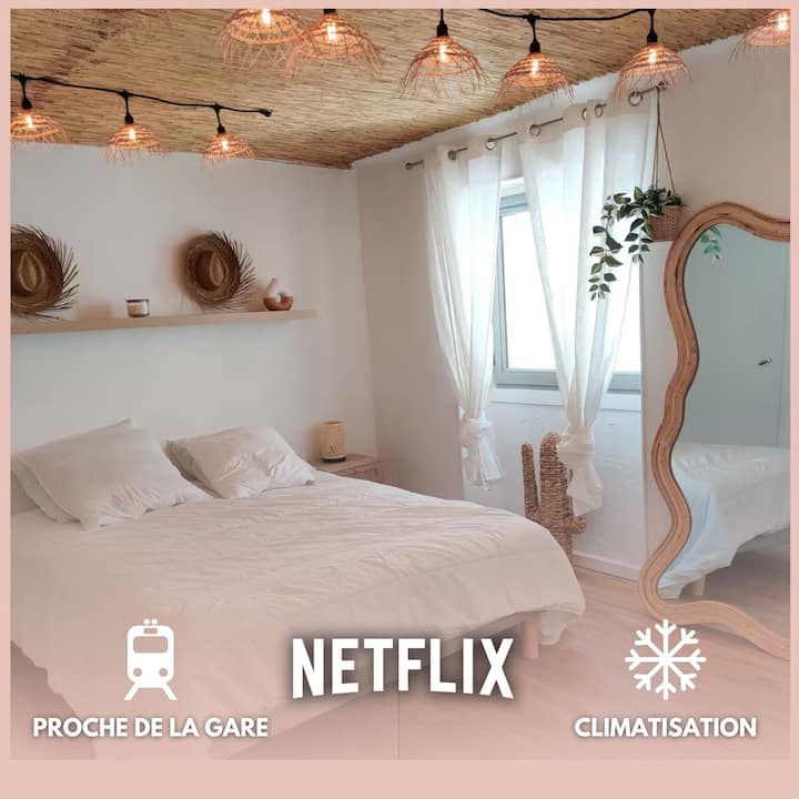 Apt 45m2, Centre Nîmes, Clim, Netflix, Animaux Ok - Nîmes