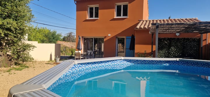 Villa Avec Piscine Privée En Provence - Bbq - Suze-la-Rousse