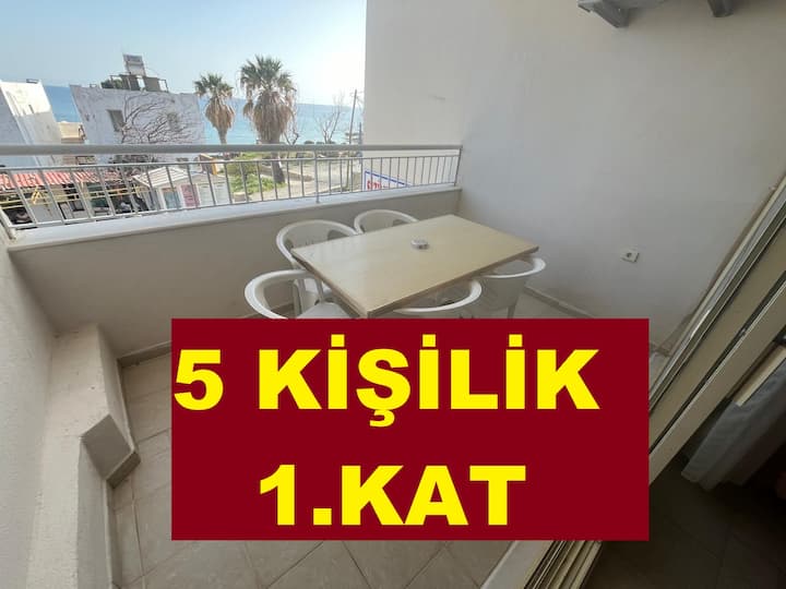 Didimde 5 Kişilik Klimalı Daire! - Didim