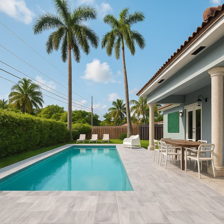 New Casa Stella | Tropical Pool | 8 Mins Beach - Hollywood, FL
