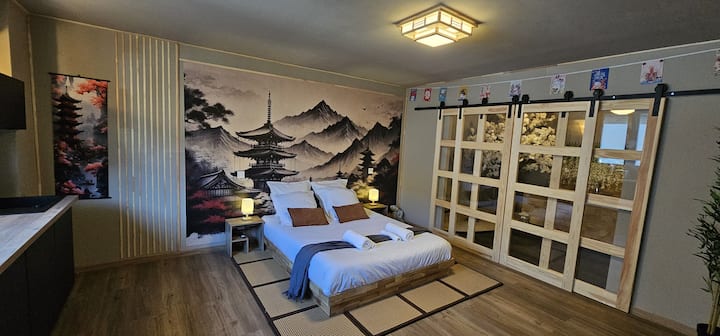 Suite Kyoto - Japon Traditionnel & Confort Moderne - Port-de-Bouc