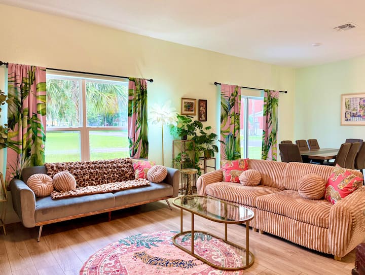 Tropical Spotless New Home Close To Downtown - 샌포드
