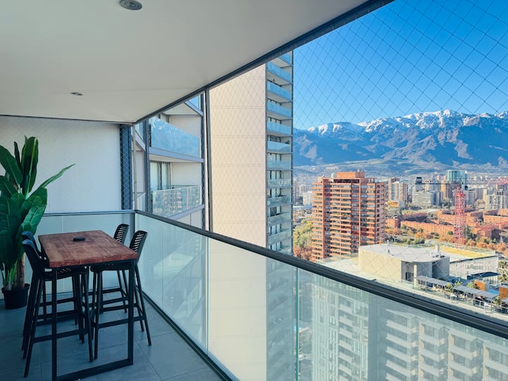 Increíble Vista A La Ciudad - Las Condes