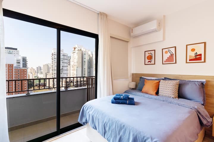 Bsr Relaxing Studio Near Av. Paulista W/ Gym&pool - São Paulo