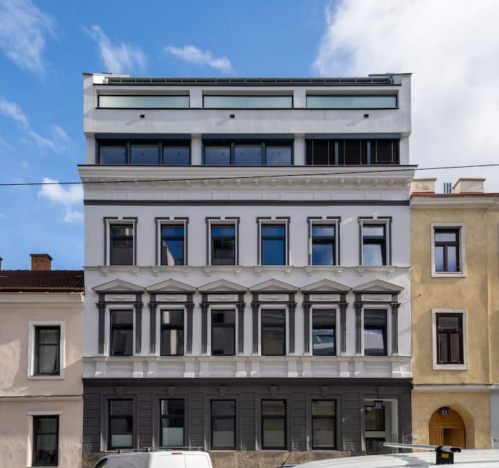 Jungle 1br | 3 Min To Metro (U1) | Free Parking - Wien