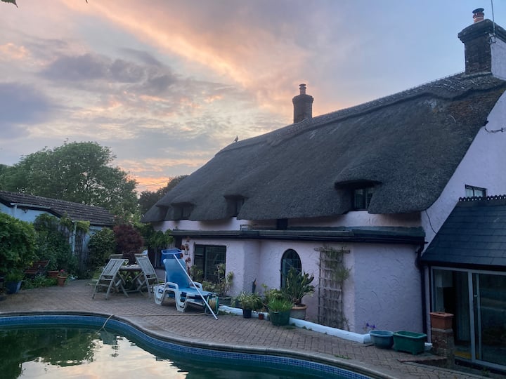 New Forest Thatched Cottage Pool - Fordingbridge