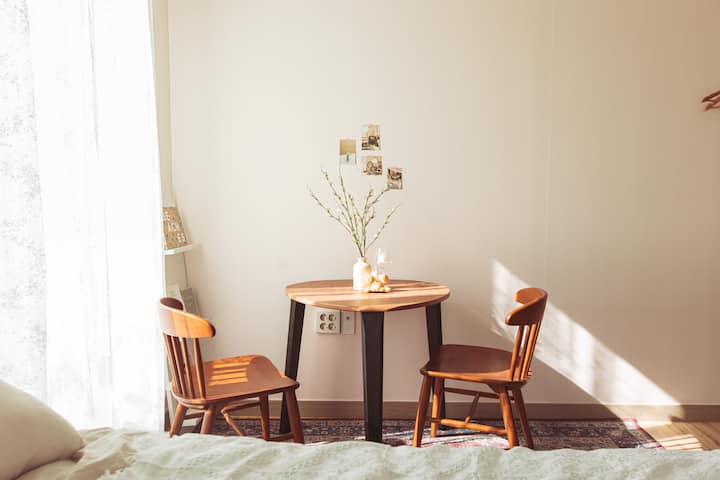 제주공항에서 차타고 5분거리 숙소(리뷰이벤트 12시 퇴실) - Jeju